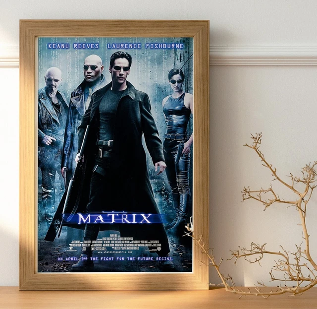 THE MATRIX KEANU Reeves Classic Film Movie Poster : King Size 36"x24 ...