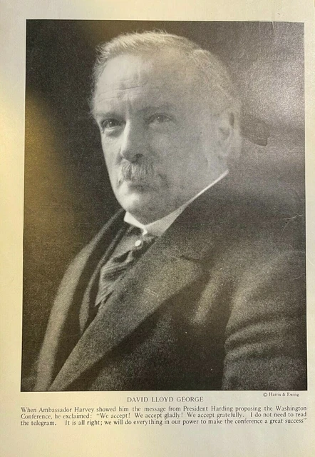 1921 VINTAGE MAGAZINE Illustration David Lloyd George British ...