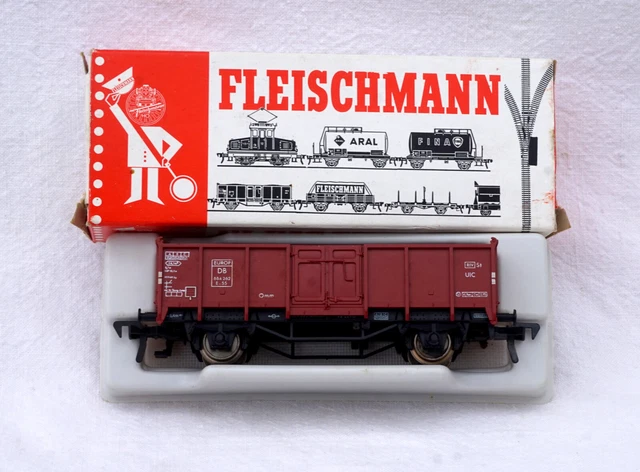 FLEISCHMANN HO WAGON Fourgon Marchandises 5205 Boite Origine A EUR 10 ...