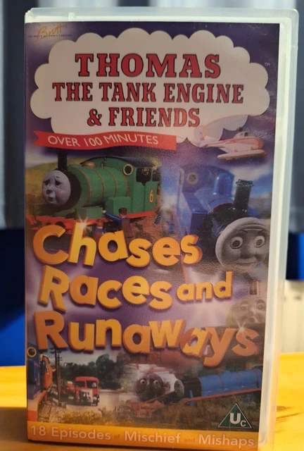 THOMAS THE TANK Engine and Friends - Chases, Races and Runaways VHS ...