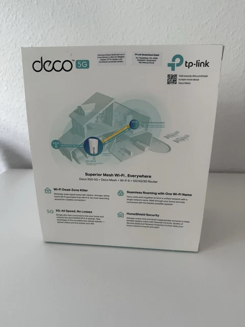TP-LINK DECO X50-5G LTE WLAN Router, 5G Router SIM-Karte EUR 188,00 - PicClick DE
