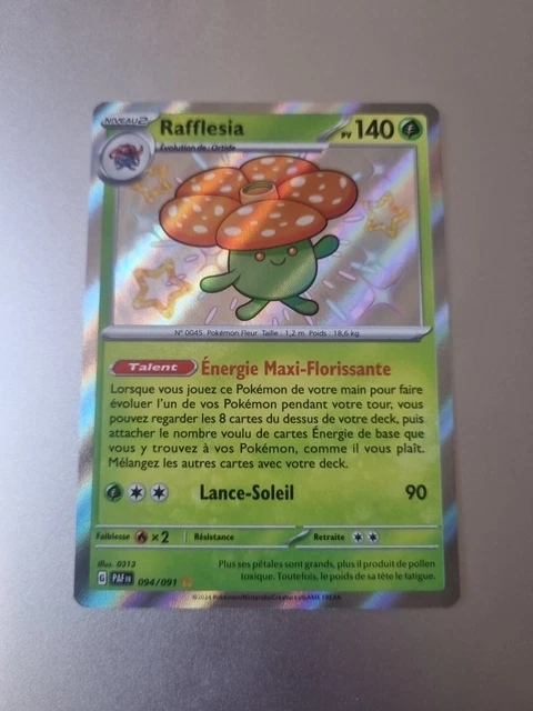 CARTE POKÉMON SHINY Rafflesia 094/091 - PAF Destinées de Paldéa EV4.5 FR EUR 7,12 - PicClick FR