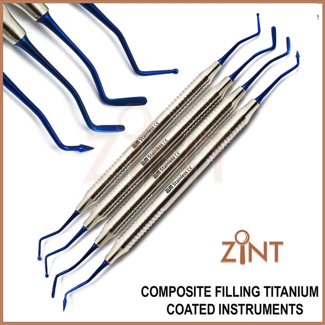 COMPOSITE AMALGAM INSTRUMENTS Blue Tip Anterior Posterior Dentist Tools ...