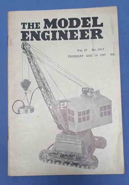 THE MODEL ENGINEER Vol. 97 No. 2412 - August 14 1947 £1.25 - PicClick UK