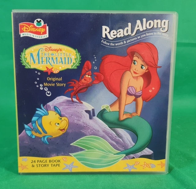 DISNEY READ ALONG The Little Mermaid Sing Along Songs Story Book and ...