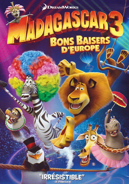MADAGASCAR 3 - Bons Baisers d'Europe (Animation Dreamworks) - DVD NEUF ...