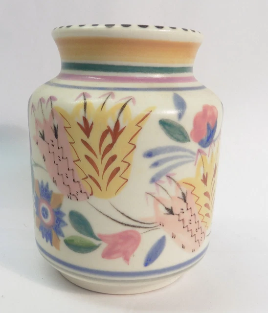 1930'S ART DECO Poole Pottery Vase By Edith Jeffery, Pattern Ol, Shape ...