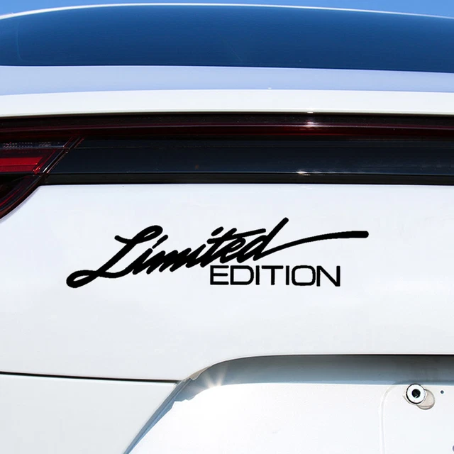 LIMITED EDITION LOGO Decal Car Auto Bumper Window Sticker Decor Car ...