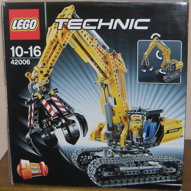 LEGO TECHNIC 42006 excavator caterpillar excavator 100% complete with ...