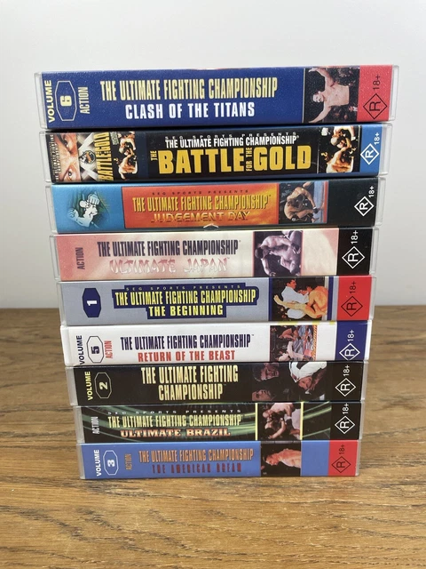 THE ULTIMATE FIGHTING Championship VHS UFC VHS Bundle PAL Tested MMA (F ...