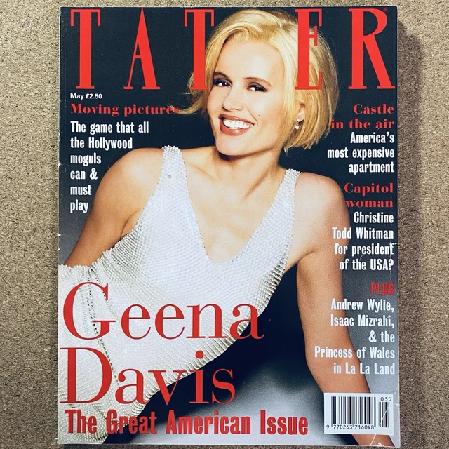 TATLER MAGAZINE MAY 1996 Vintage The Great American Issue Geena Davis ...