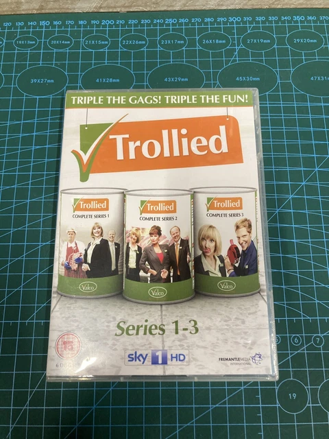 TROLLIED SERIES 1 -3 Dvd Sky Comedy Jane Horrocks EUR 16,70 - PicClick IT