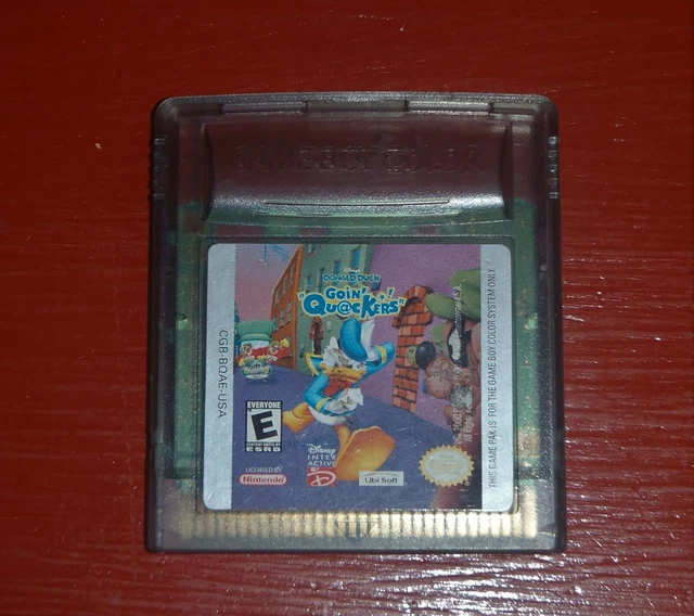 DISNEY'S DONALD DUCK: Goin' Quackers (Nintendo Game Boy Color, 2000 ...