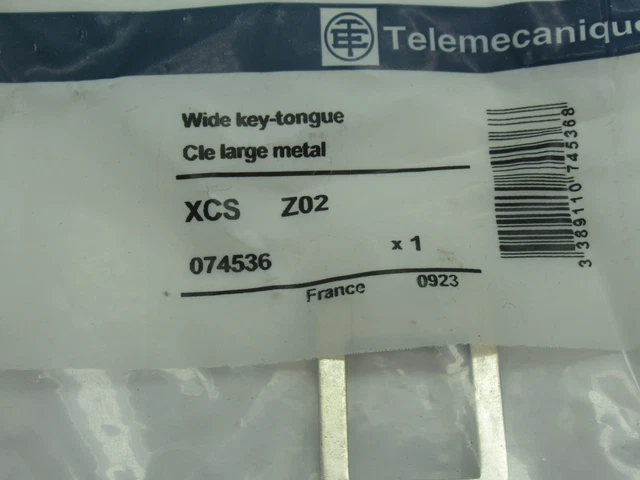 TELEMECANIQUE XCS-Z02 WIDE Key-Tongue For Safety Switch 074536 NWB $25. ...