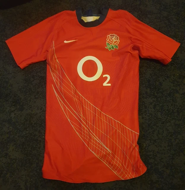 NIKE ENGLAND RUGBY Players Skin Tight Shirt L O2 Size L (F7 ORE) £19.99 ...