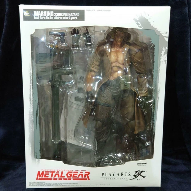 PLAY ARTS KAI METAL GEAR SOLID Liquid Snake Action Figure Japan square ...