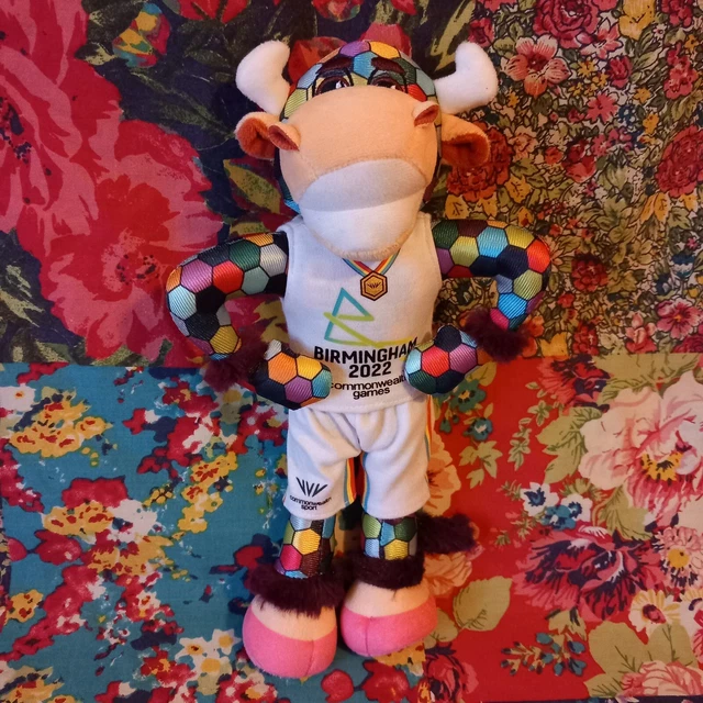 BIRMINGHAM COMMONWEALTH GAMES 10" Perry Bull Mucca Mascotte 2022 ...