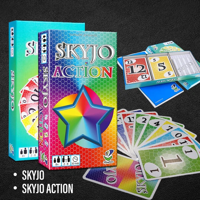 SKYJO CARD GAME SKYJO ACTION Family Table Games kids Adults ...