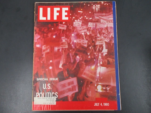 LIFE MAGAZINE JULY 4 1960 Vol 49 No 1 U.S. Politics Special Issue FULL ...