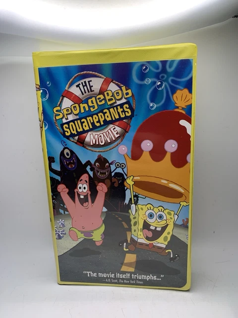 THE SPONGEBOB SQUAREPANTS Movie VHS Clamshell Nickelodeon Paramount ...