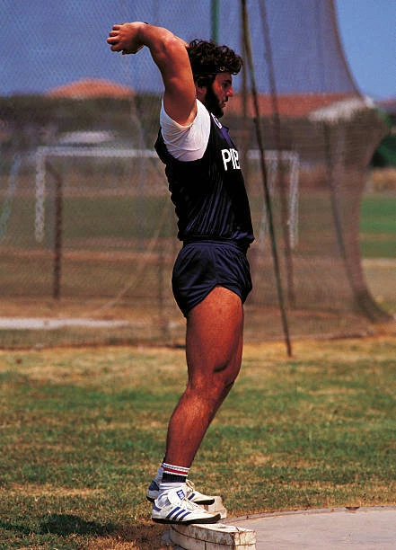 ITALIAN ATHLETE MARCO Bucci holding Italian record for discus - 1984 ...