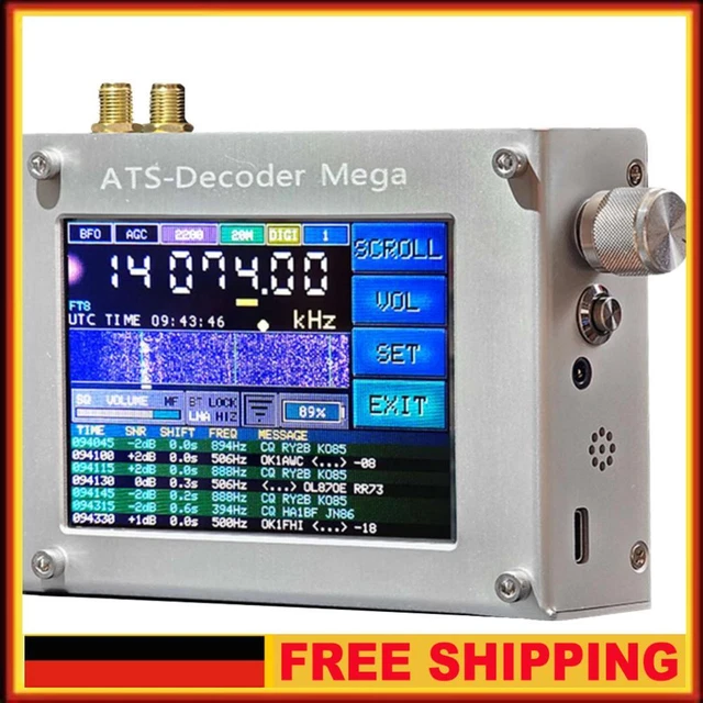 ATS-DECODER DIGITAL-DECODER 4 Zoll Touchscreen Si4732 SDR-Empf?nger WiFi-Funktio EUR 138,18 ...