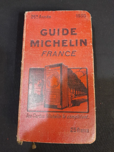 GUIDE ROUGE MICHELIN 1930 EUR 60,00 - PicClick FR