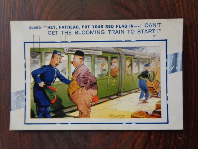 VINTAGE 'BAMFORTH & Co' 'Taylor' Postcard Comic Series No. 285 Posted ...