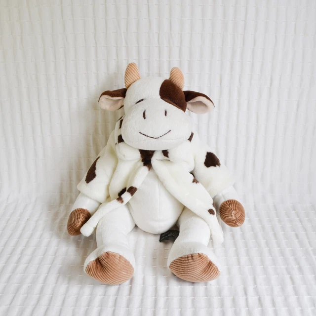 RUSS BERRIE PLUSH Mooella Brown White Cow Spotted Coat 14" Soft Toy ...