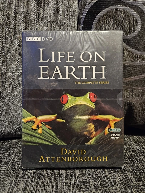 LIFE ON EARTH With David Attenborough Complete Series 4 Disc DVD New ...