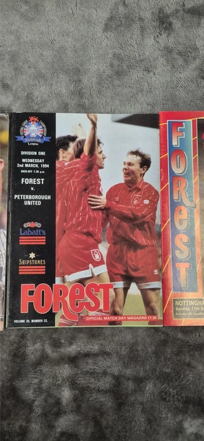NOTTINGHAM FOREST FOOTBALL Programmes Joblot x4 Collection Bundle ...
