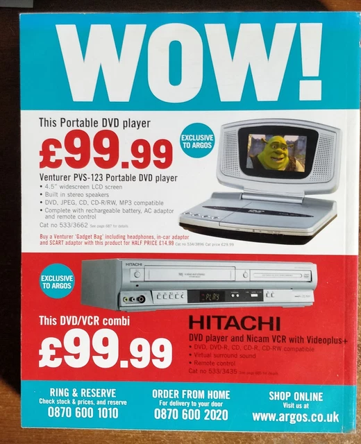 VINTAGE ARGOS CATALOGUE - Autumn Winter 2004 - Good Condition £24.75 ... VINTAGE ARGOS CATALOGUE - Autumn Winter 2004 - Good Condition £24.75 ...