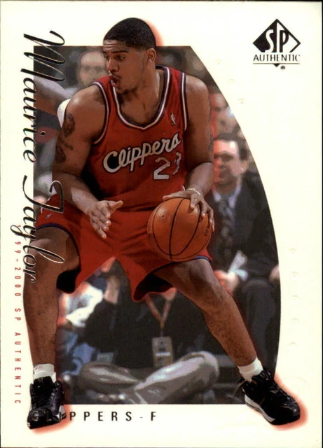 1999-00 SP AUTHENTIQUE Los Angeles Clippers Basketball Card #35 Maurice ...