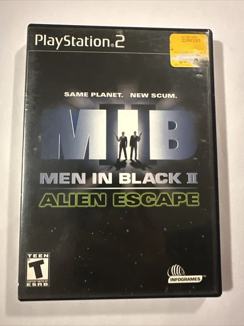 MEN IN BLACK II: Alien Escape (Sony PlayStation 2, 2002) Case And Disc ...