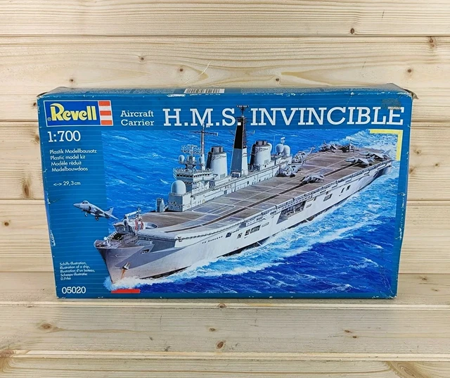 REVELL 05020 HMS Invincible 1:700 Scale (New Old Stock) Sealed Rare ...