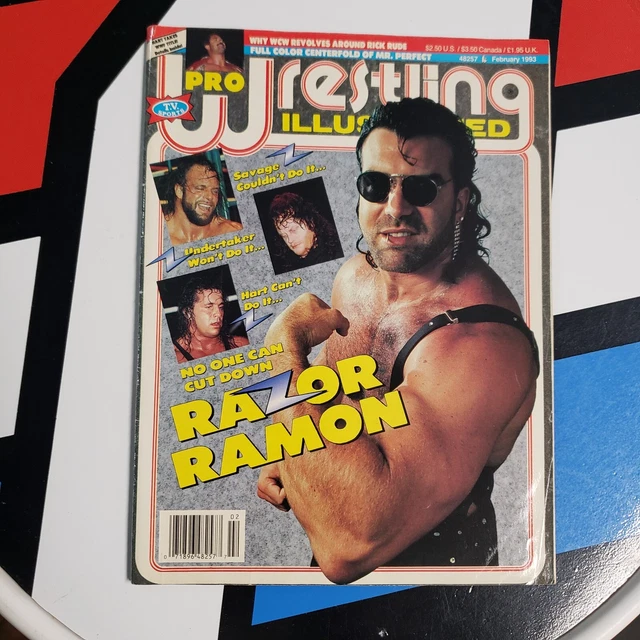 VINTAGE PRO WRESTLING Illustrated February 1993 WWF WWE RAZOR RAMON See ...