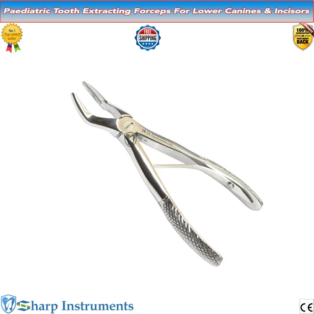 LOWER CANINES & Incisors Paediatric Tooth Extraction Forceps Surgical ...