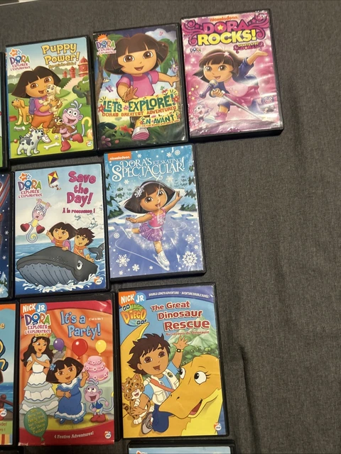 DORA THE EXPLORER DVD Lot of 17 Nickelodeon Nick Jr NTSC $34.99 ...