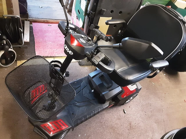 DRIVE SCOUT 4MPH Mobility Scooter Black & Red £286.70 - PicClick UK
