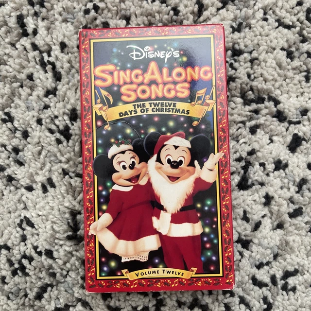 DISNEYS SING ALONG Songs - The Twelve Days of Christmas Volume 12 (VHS ...