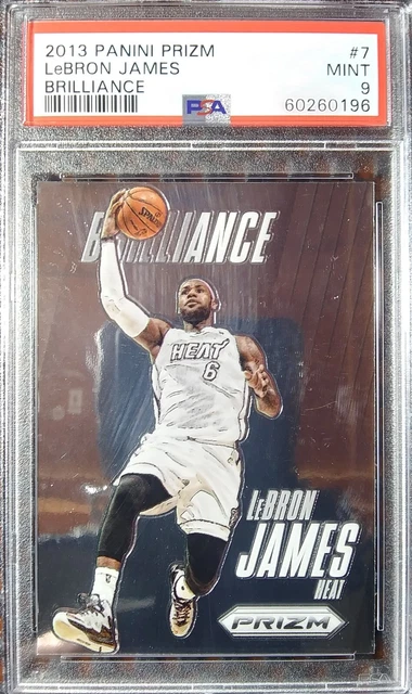 2013-14 PRIZM BRILLIANCE #7 LeBron James sp CAPRA King James MVP LBJ ...