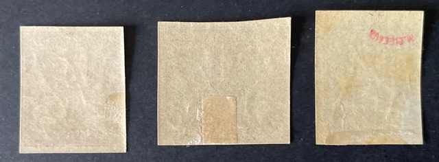 COLONIES GÉNÉRALES - Type Sage n°25 / 37 / 38 - 3 Val. Non Dentelées ...