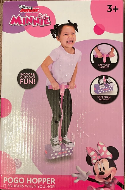 DISNEY JUNIOR MINNIE Mouse Pogo Hopper Indoor And Outdoor *New In Box ...