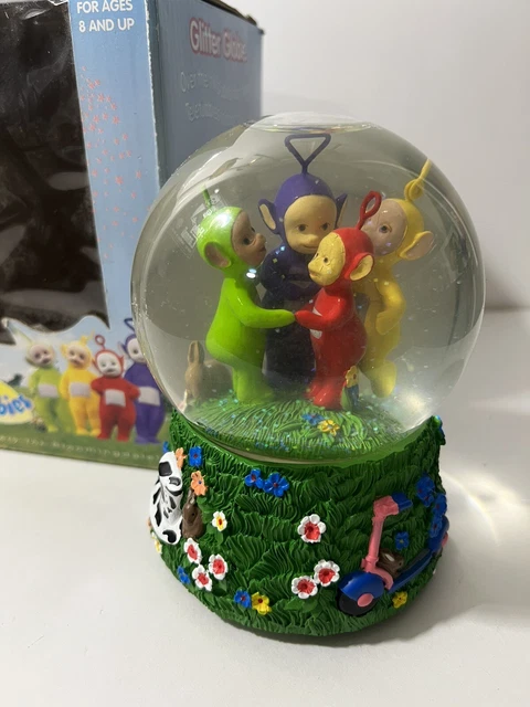 TELETUBBIES GLITTER GLOBE SNOW DOME IN ORIGINAL BOX BLOOMINGDALES New ...