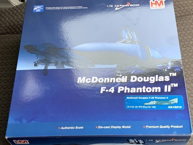 HOBBY MASTER 1/72 F-4E Phantom II Base Seymour Johnson dell'Aeronautica ...