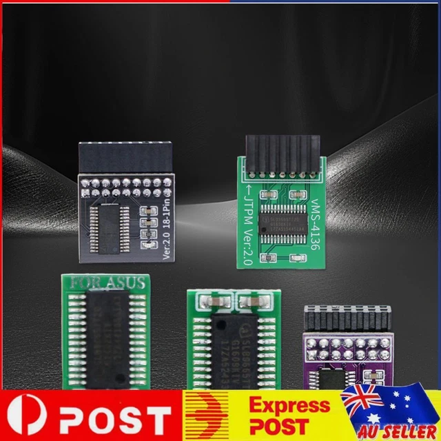 TPM 2.0 MODULE 12/14/18/20PIN TPM 2.0 Encryption Security Module Remote Card $18.23 - PicClick AU