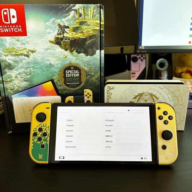 NINTENDO SWITCH (OLED Model) Console - The Legend of Zelda: TOTK ...