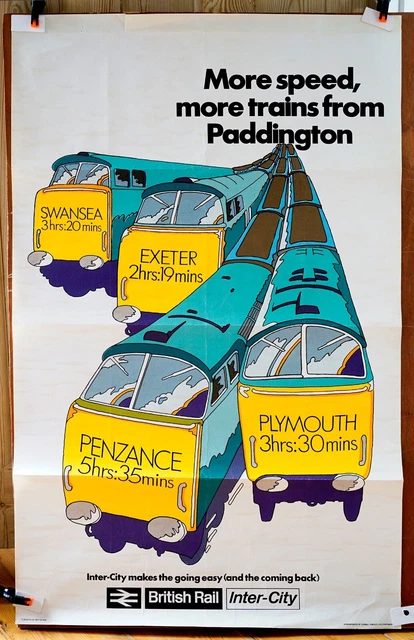 BRITISH RAIL ORIGINAL travel poster 1970s £95.00 - PicClick UK