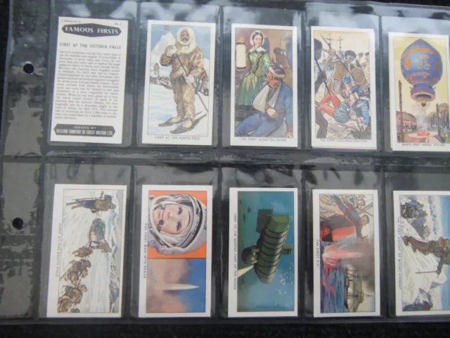 ONE COMPLETE SET Trade Cards Kellogg's Famous Firsts £0.99 - PicClick UK