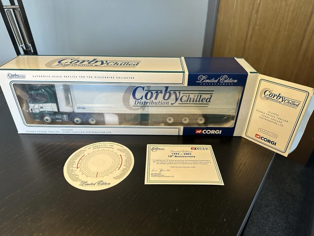 CORGI CC12216 SCANIA FRIDGE TRAILER- CORBY CHILLED DISTRIBUTION LTD ...